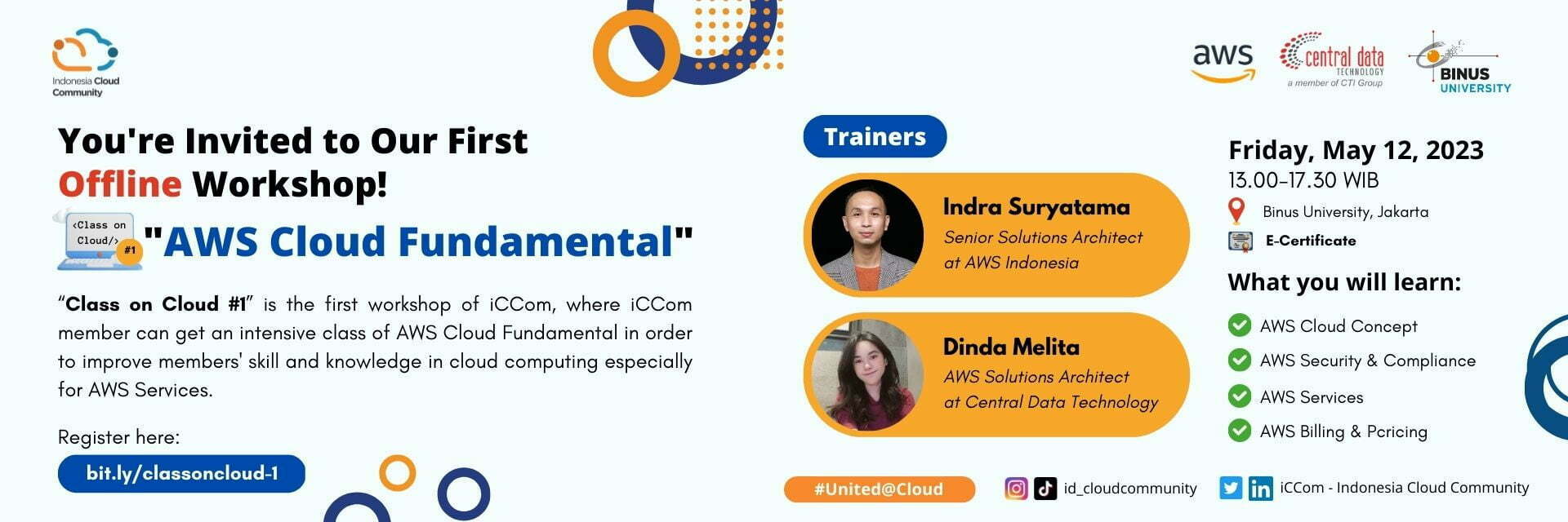 Class on Cloud #1 - AWS Cloud Fundamental - Indonesia Cloud Community